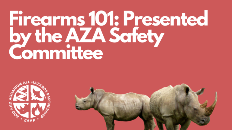 Firearms 101 Webinar - Zoo and Aquarium All Hazards Partnership